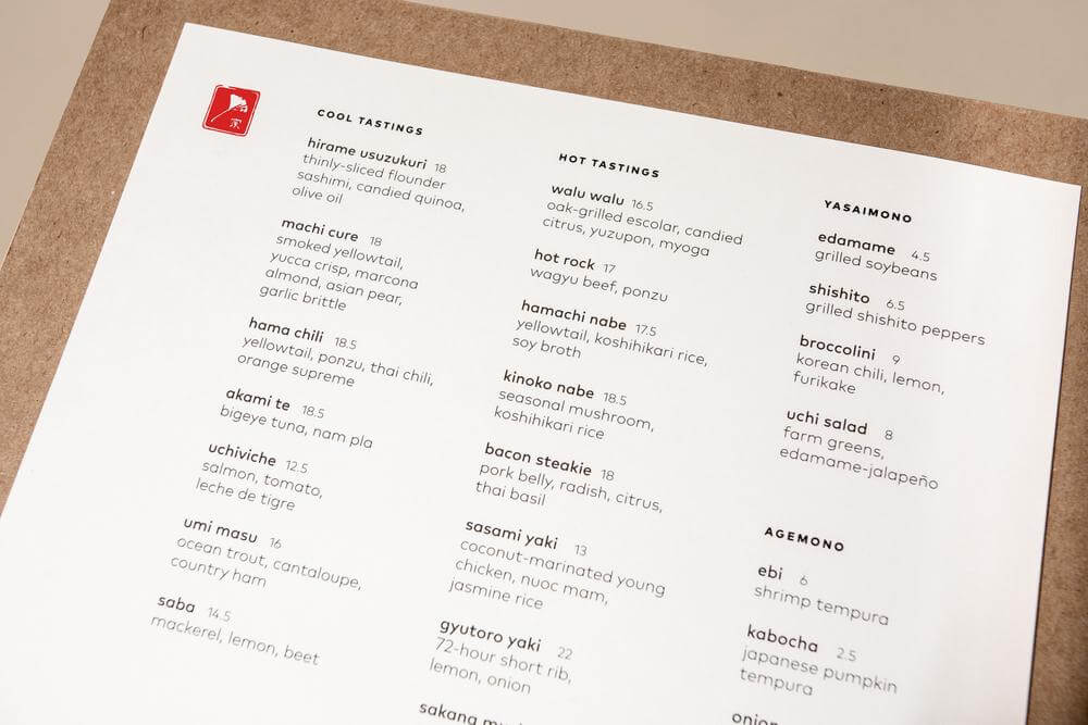 Uchi Branding | Michael Hsu Office of Architecture